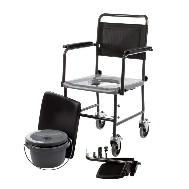Scaun cu rotile si vas toaleta Kid-Man - 8015C | medAZ.ro
