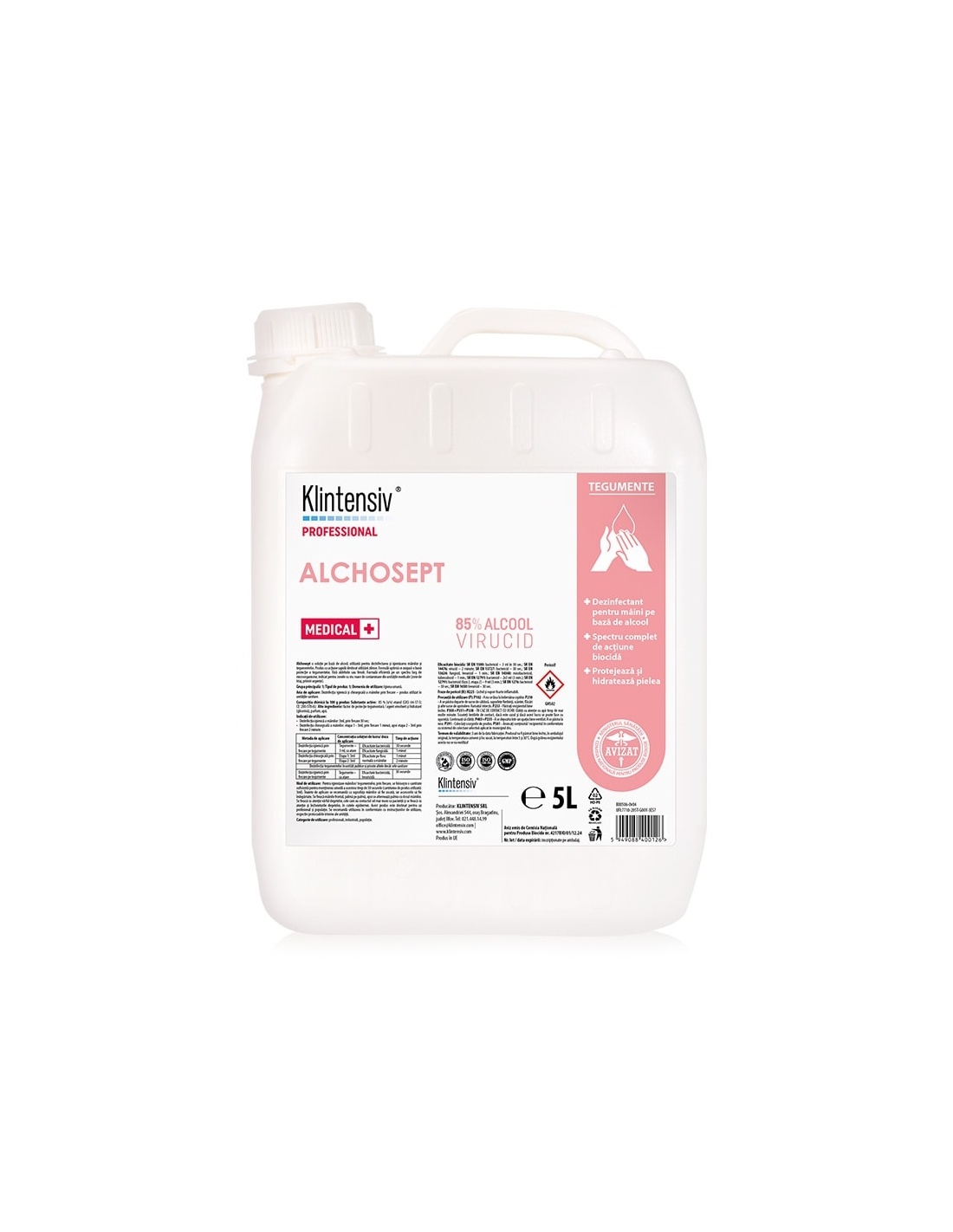 Alchosept - Dezinfectant maini si tegumente pe baza de alcool|medAZ.ro