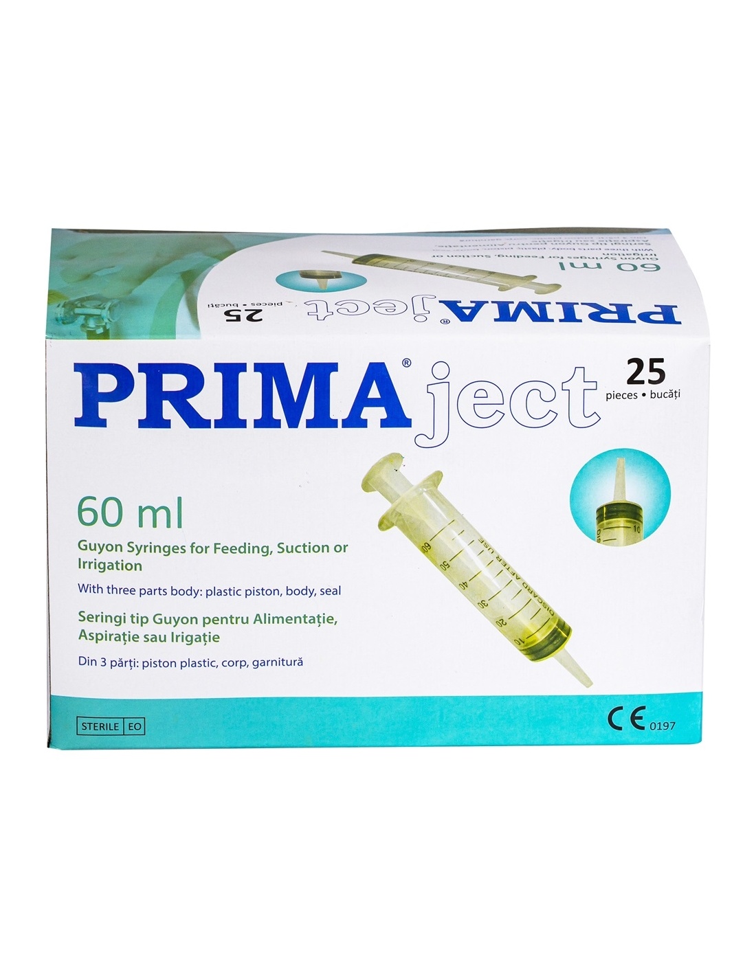 Seringi 60 ml tip Guyon, Pentru Irigatie - 25 bucati | Livrare Rapida!